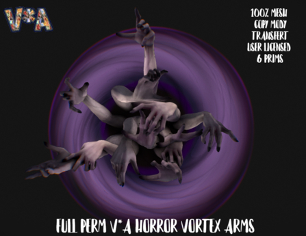 Second Life Marketplace - FULL PERM V*A HORROR VORTEX ARMS